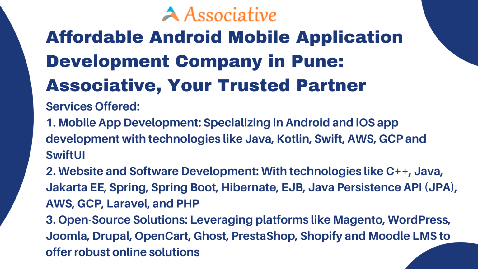 Affordable Android Mobile Application Development Company in Pune ...