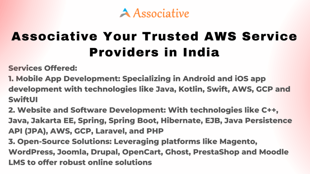 Associative Your Trusted AWS Service Providers in India Associative